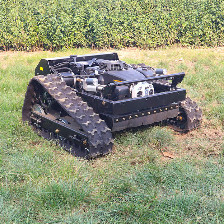 Customized Small Crawler Remote Control Mower - Lawn Mower Gasoline ...