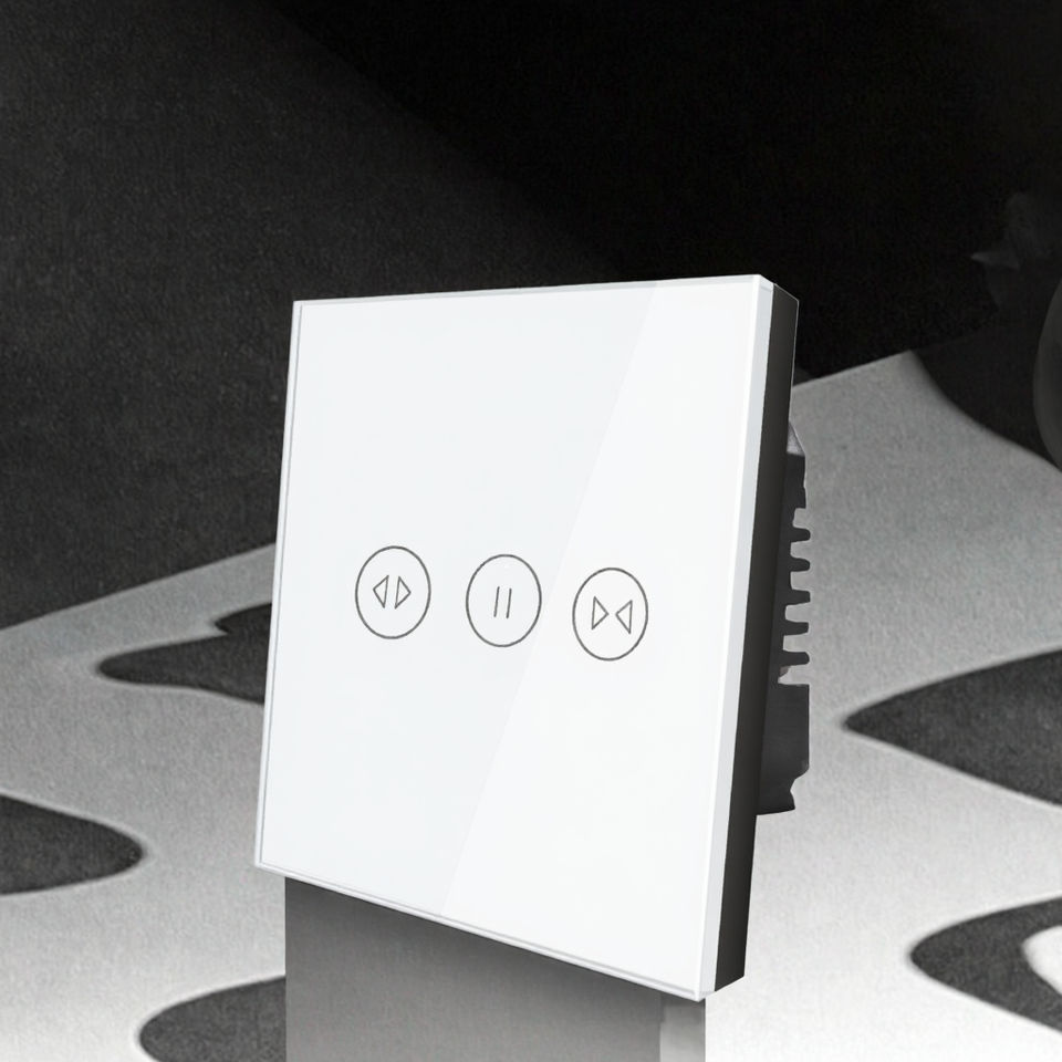 For Smart EU WiFi Wall Switch 10A for Home Use Single Pole Touch Panel ...