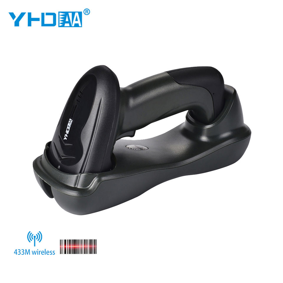 YHDAA 1D 2D Wireless Industrial Barcode Reader Scanner, Anti-Drop ...