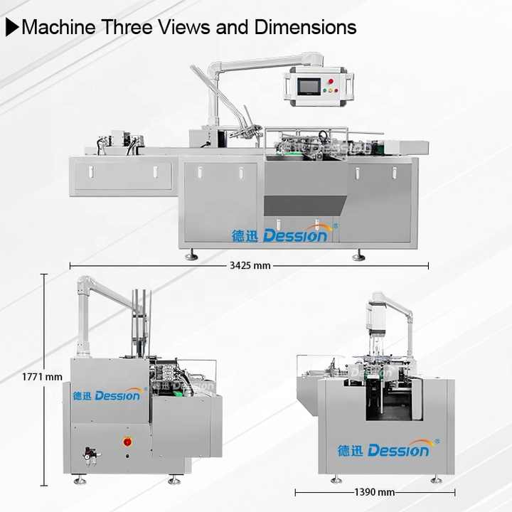 Hot Sales Automatic Eye Drops Bottle Box Packing Machine Drop Bottle ...