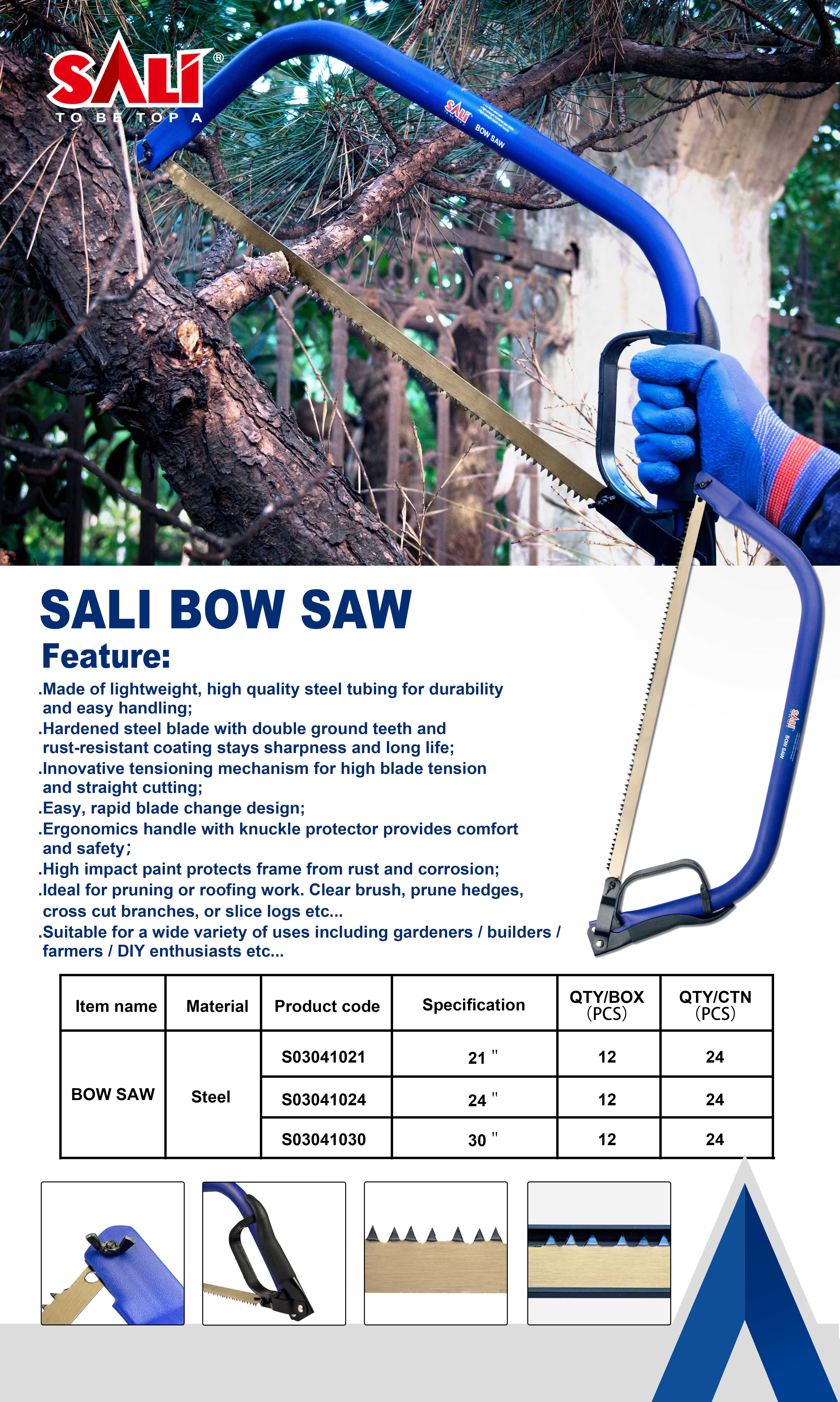 Sali Thương Hiệu Nhà Máy Giá Thép Tay Cây Cắt Bow Saw 21 24 30 Inch Tr ...
