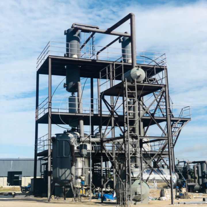 Highly Productive 100-600 Liters per Day Used Motor Oil Pyrolysis Plant
