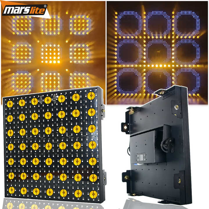 Gold/Warm White RGB 7x7 LED Matrix Panel DJ Party 7*7 pixel matrix ...
