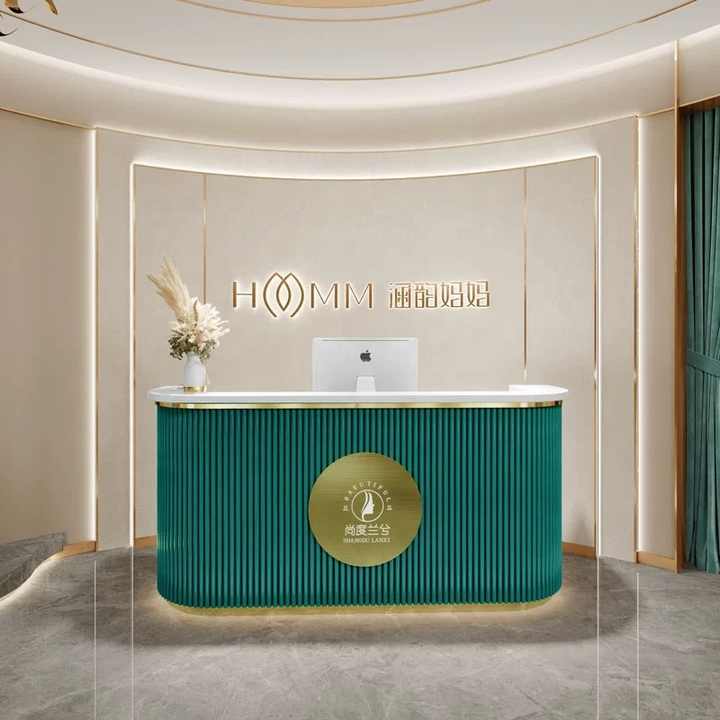 High Quality Reception Desk Optical Front Desk Reception Counter ...