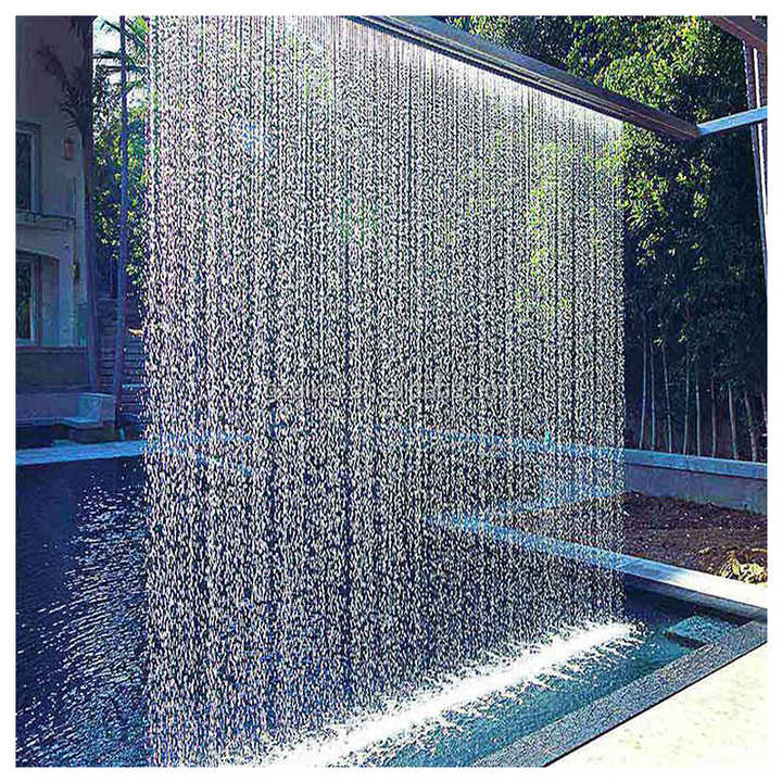 Eye-catching Waterfall Rain Curtain Light Rain Curtain Custom Landscape ...
