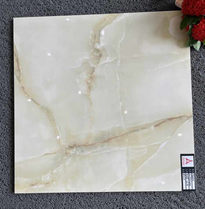 Modern Glazed Porcelain Tiles 60x60cm Polished Marble Jade Look for ...