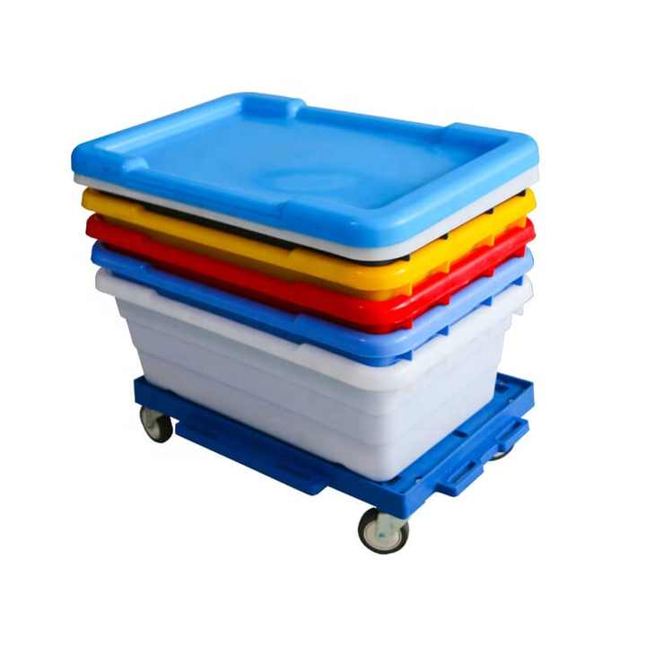 Cheap Price Stackable Nesting Sausage / Meat / Seafood Plastic Meat Lug ...