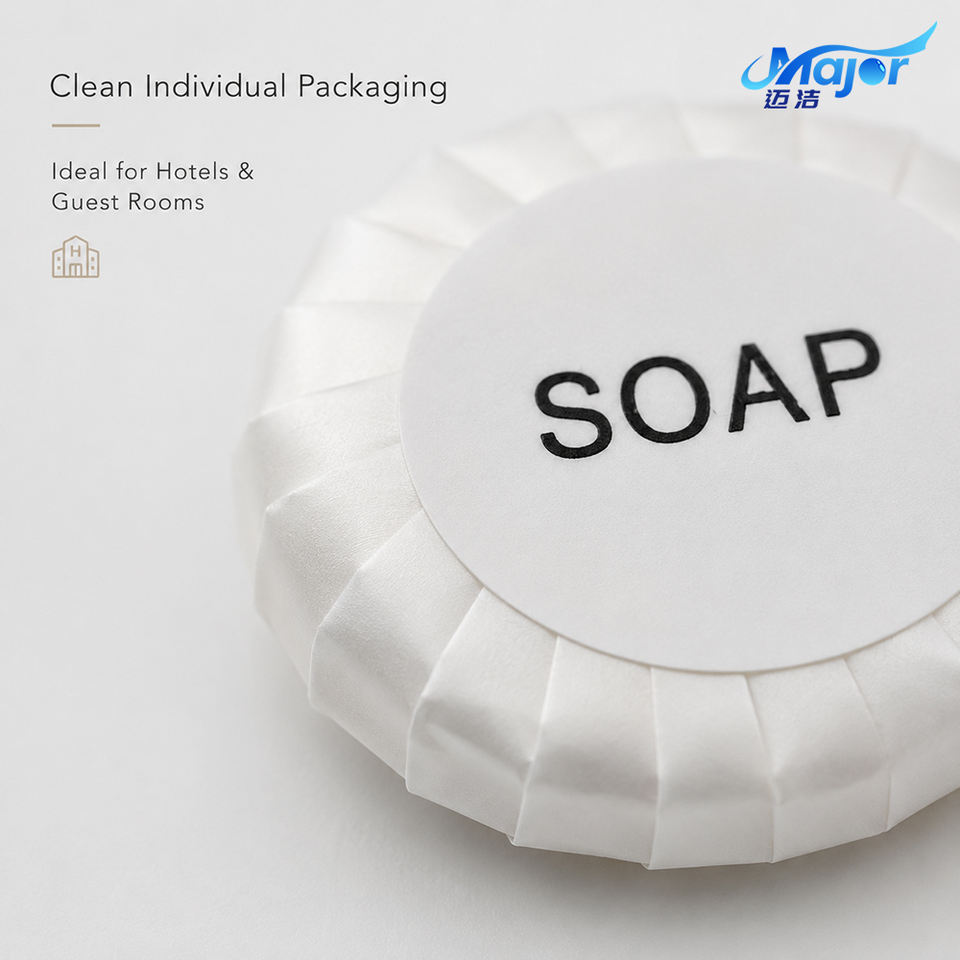 Hotel Soap Disposable Bath Soap Bar With Pearlized Film Wrapper for ...