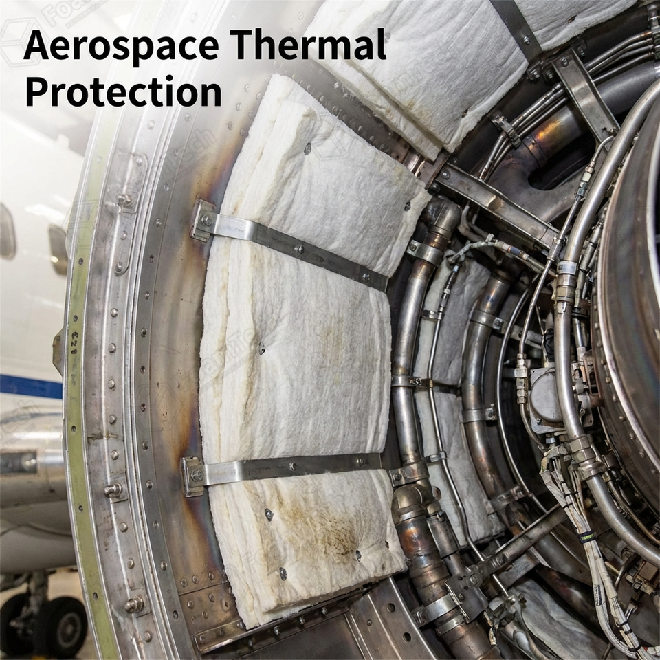 Ultra-Low Conductivity Aerogel Ceramic Fiber Felt for Metallurgical ...