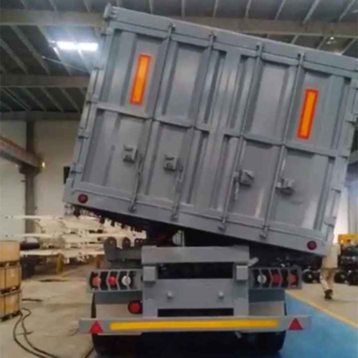 Cimc Excellent Price 2 Axles Semi Sand Tipper Truck Sand Coal Stone ...