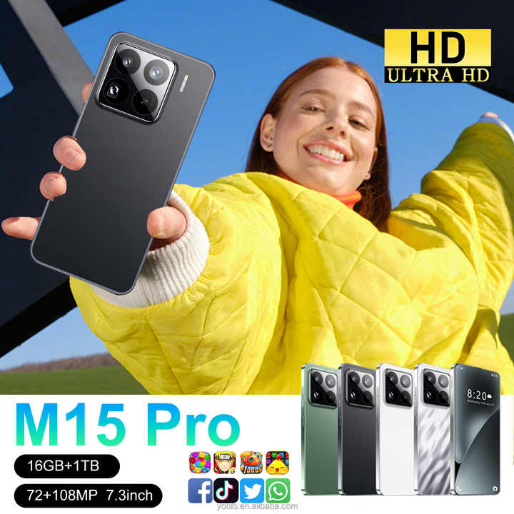 Factory-Priced M15 Pro 2025 Original 16GB+1TB 5G Dual SIM Mobile Phone ...