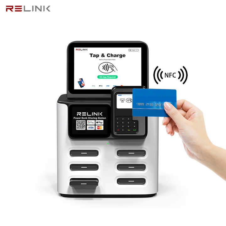 6 Slots Power Bank Vending Machine - Fast Charging Solutions
