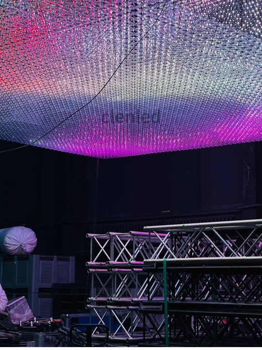 3D Matrix Stage Light DMX LED RGB Matrix Club Disco Ceilling Lights ...