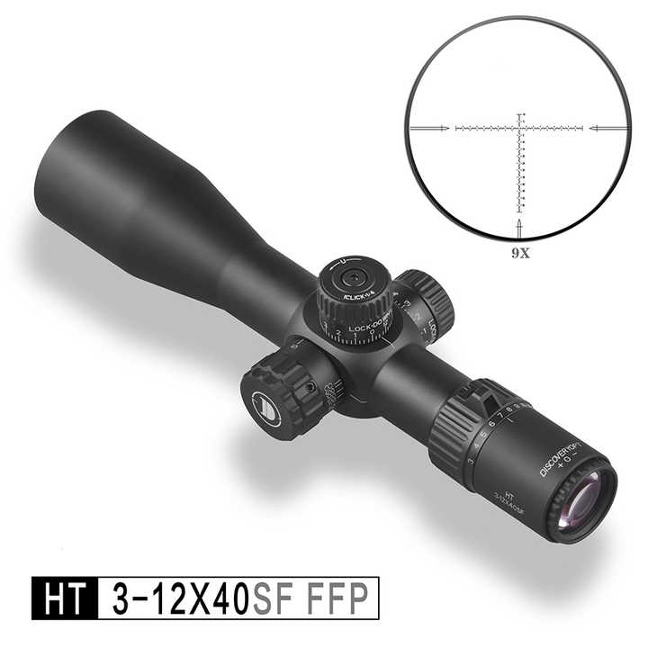 Discovery HT 3-12X40SF FFP Scope - Hunting Spotting Solution