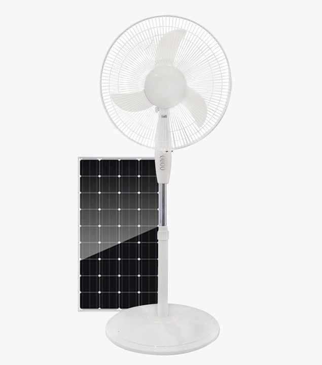 16 Inch Solar Electric Fan - Unitedstar DC Fan with Solar Panel