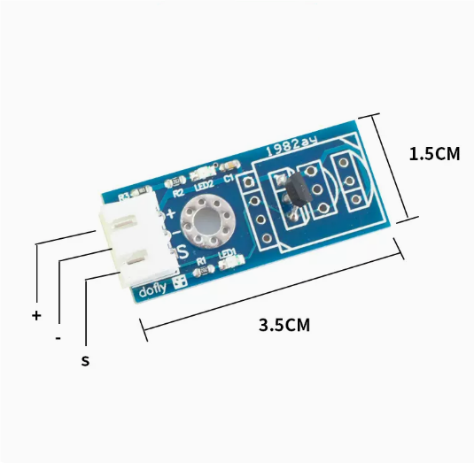 3144 Hall module compatible Ar-duino 51 MCU STM32 MSP430 Sensor module ...