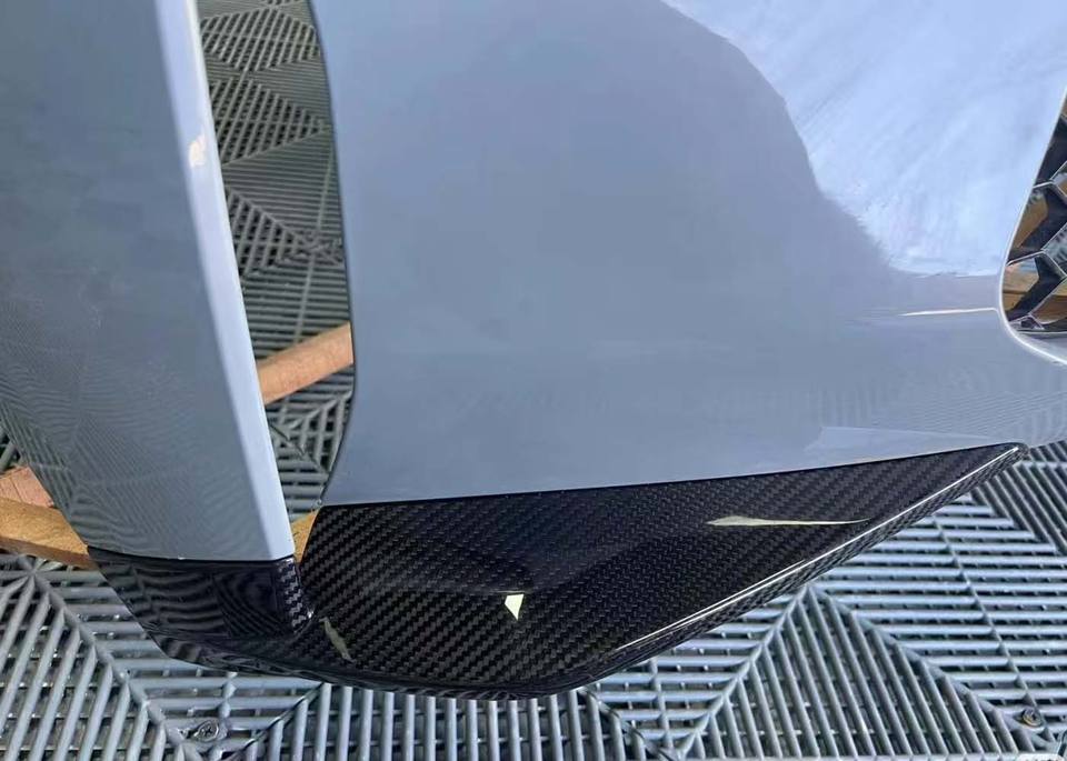 CSYP New High Quality Carbon Black Dry Carbon Fiber Front Bumper Corner ...