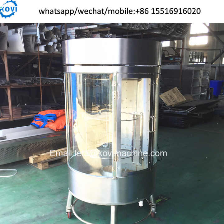 Gas Charcoal Chicken Roasting Machine Grill Chicken Rotisserie Machine ...