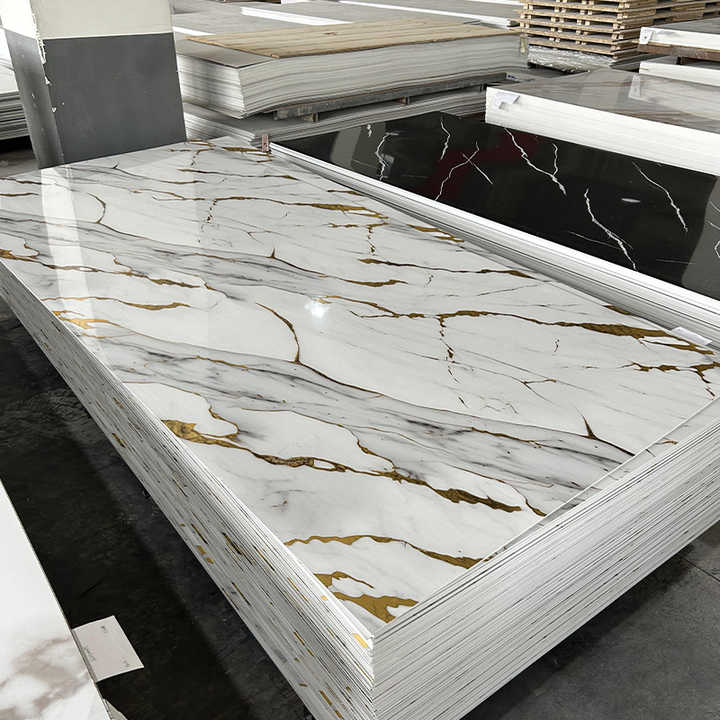 1220x2440mm Waterproof PVC Marble Wall Panels for Bathrooms