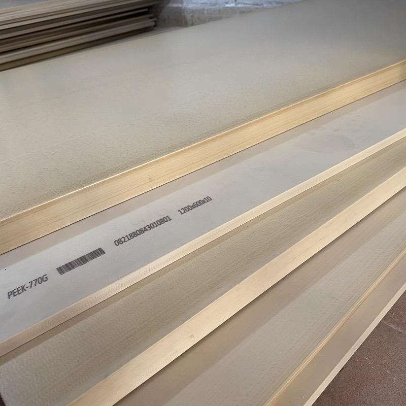Heat-resistance Virgin Materials Plastic Peek Sheet Natural Color ...