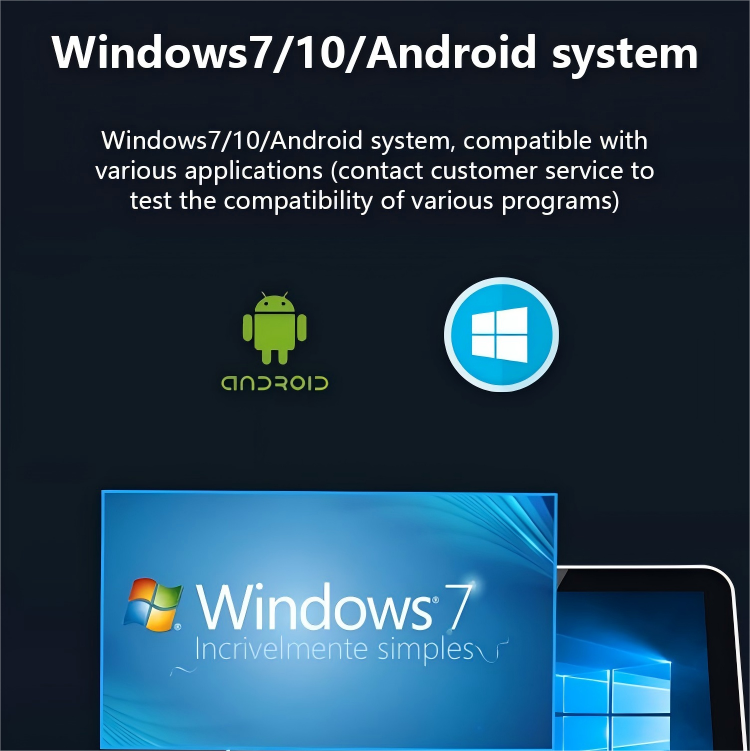 Built-in Scanner Android/Win Touch Screen All in One Pos Counter ...