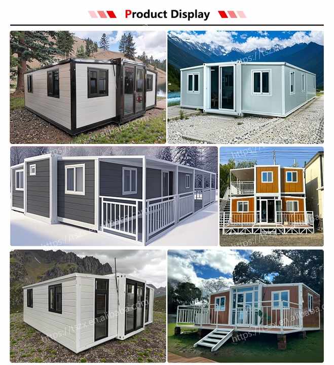 Expandable Mobile House 2 3 Bedrooms 20ft 40ft Prefab Portable Folding ...