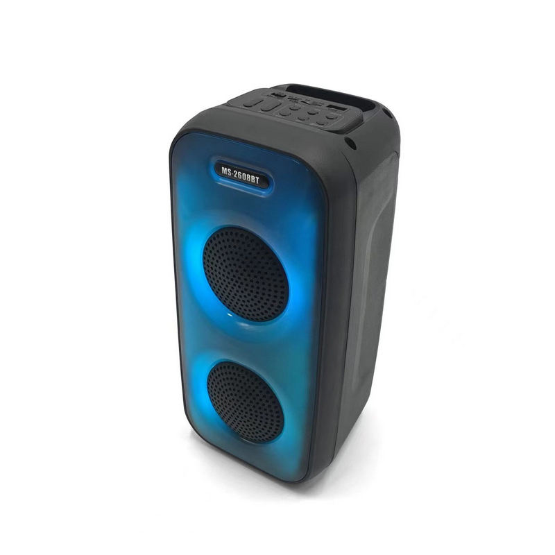 MS-2606 Small TWS Speaker Box with Double 3" Horn, Dazzling Lights for ...