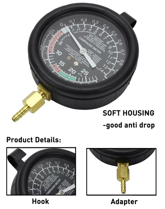 TU-1 Car Vacuum Fuel Injection Cylinder Oil Pressure Engine Compression ...