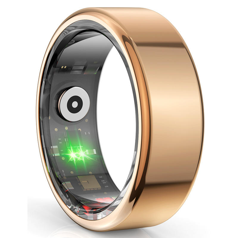 R02 Waterproof Smart Ring for Men Women Blood Pressure Oxygen Sleep ...