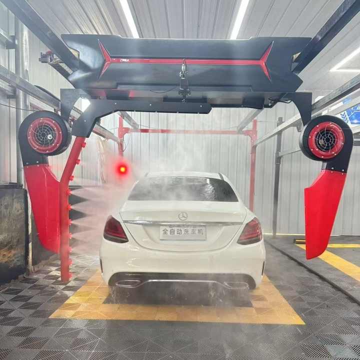 CE Certified Unmanned Car Wash Machine L-Arm Touchless Wash Spot-Free ...