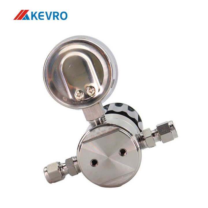 Hydrogen Regulator 316 Stainless Steel Single Stage High Pressure Gas ...