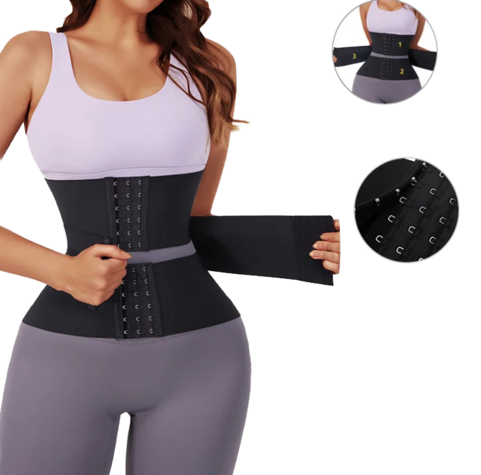 Compports Breathable Nylon Waist Cinchers Adjustable 3-Stage Postpartum ...
