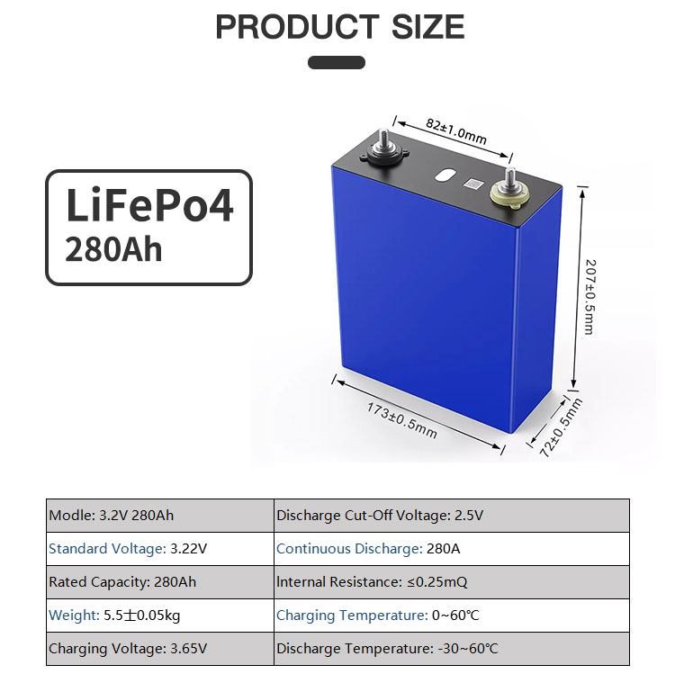 Pin Phốt Phát Sắt Lithium Akku Lifepo4 305ah 315ah 340ah 3.2v 280ah Ho ...