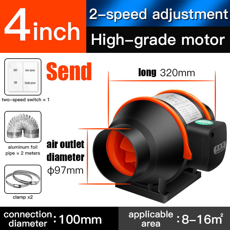Industrial AC Air-cooled Exhaust Axial Fan Exhaust Machine Industrial ...