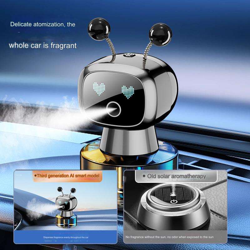 Men Business Gift AI Intelligent Robot Spray Car Perfume Strong Aroma ...