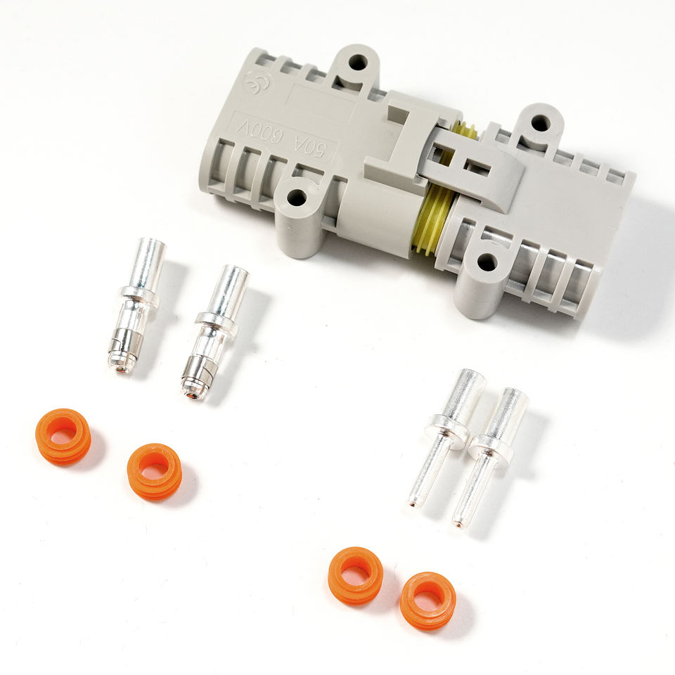 600V 50A Male and Female Air Conditioner Connector Power Waterproof ...