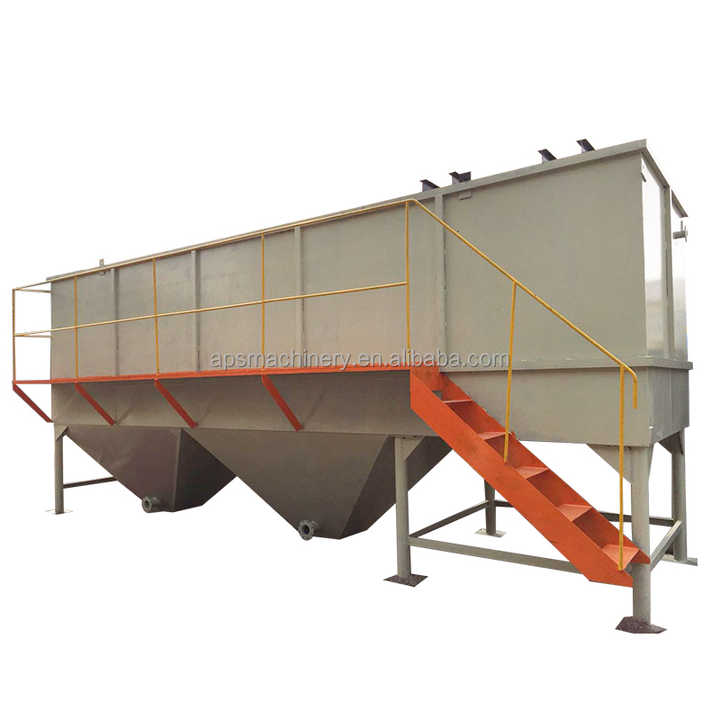 Tanque de sedimentación clarificador de láminas Tanque de sedimentos de lodos para tratamiento ...