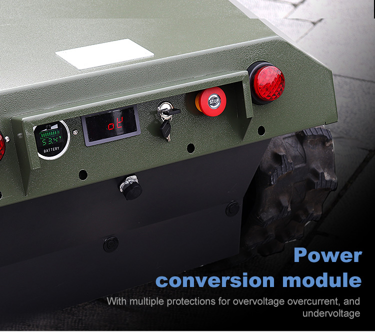 300kg Payload Crawler RC Tins-13 Robot Chassis for Training