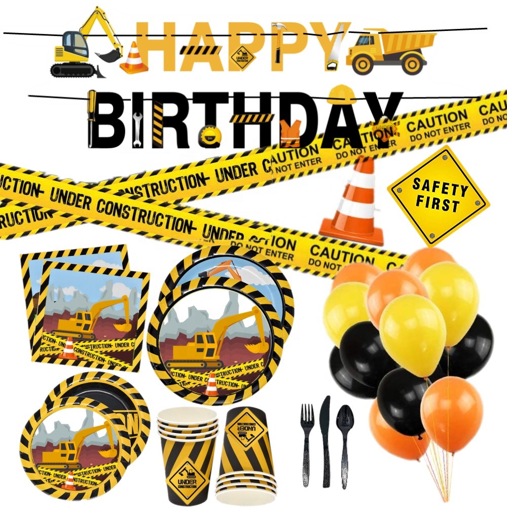 Wholesale & Custom construction birthday party supplies from Global ...