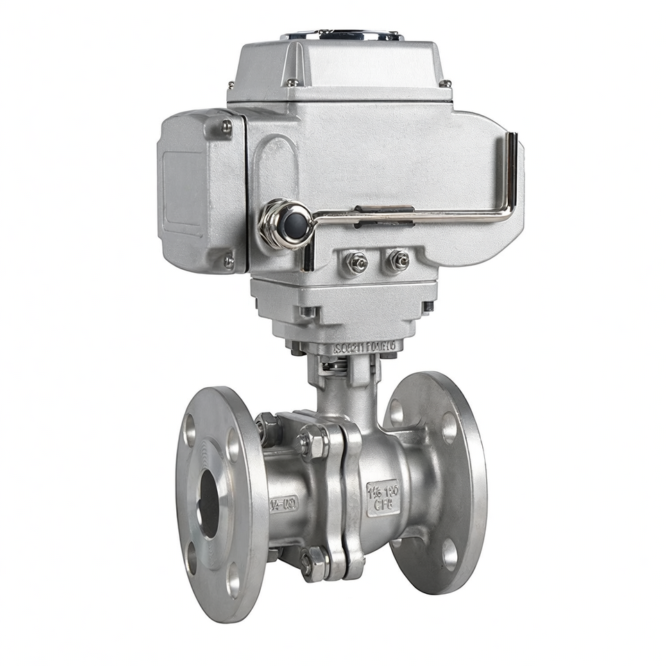 COVNA ANSI Flange 150LB Motorized Ball Valve ON/OFF Type Stainless ...