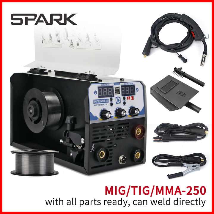 220V Gasless MIG Welding Machine - Portable & Multifunctional