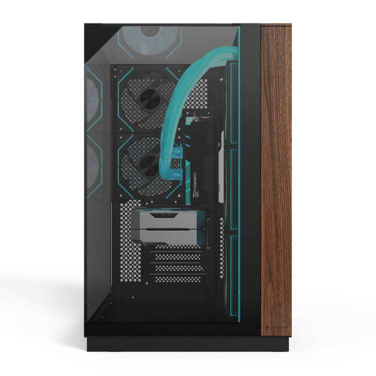 Stock V333 Wood Texture PC Case Wholesales Vertical GPU Kit and 2PCS ...