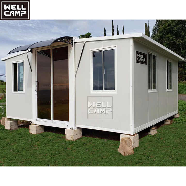 WELLCAMP 20ft 40ft Prefab Expandable Container Houses Prefabricated ...