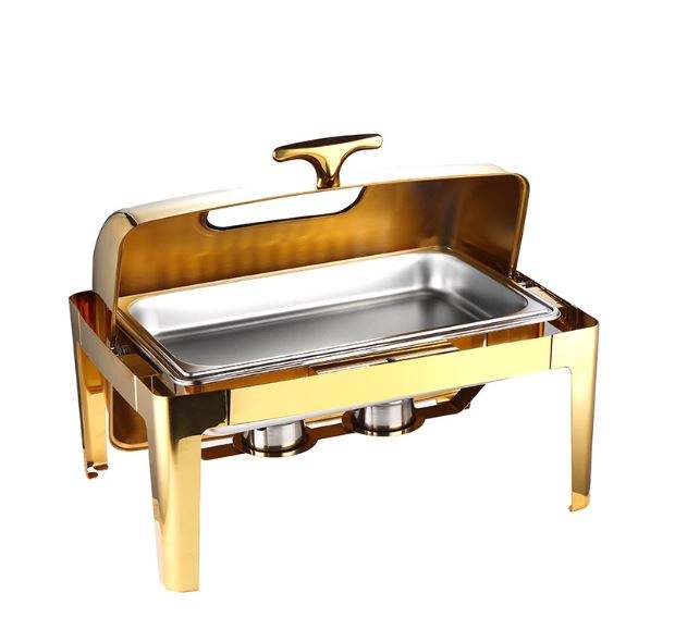 Stainless Steel Chafing Dish Buffet Set - Food Warmer Display Stand for ...