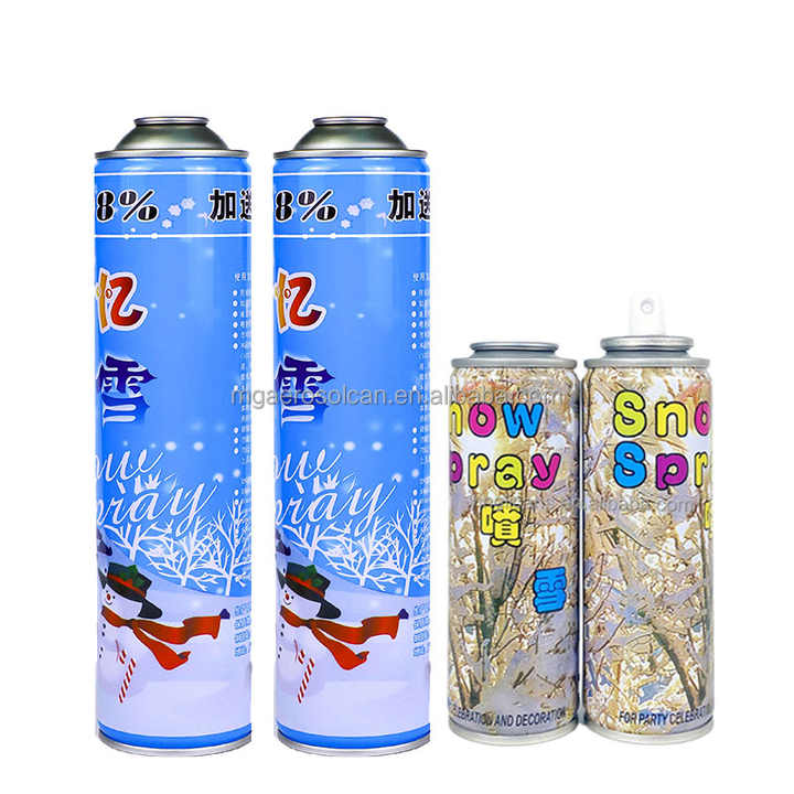 Customized Snow Spray Aerosol Can Snow Spray Empty Can with Printing ...