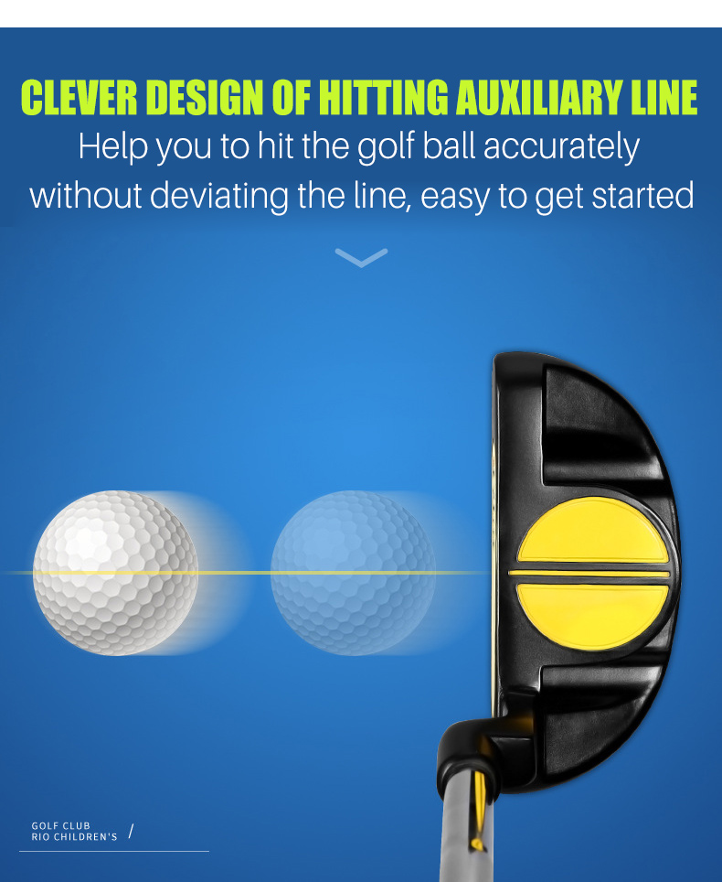 PGM JRTuG004 Junior Beginner Golf Putter ,Colorful Right Handed Kids ...