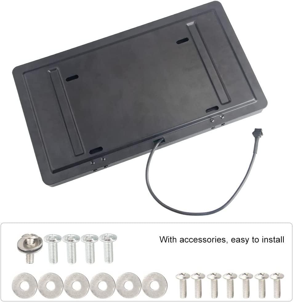 Double Sided License Plate Frame Flippers Electric Adjustable License ...