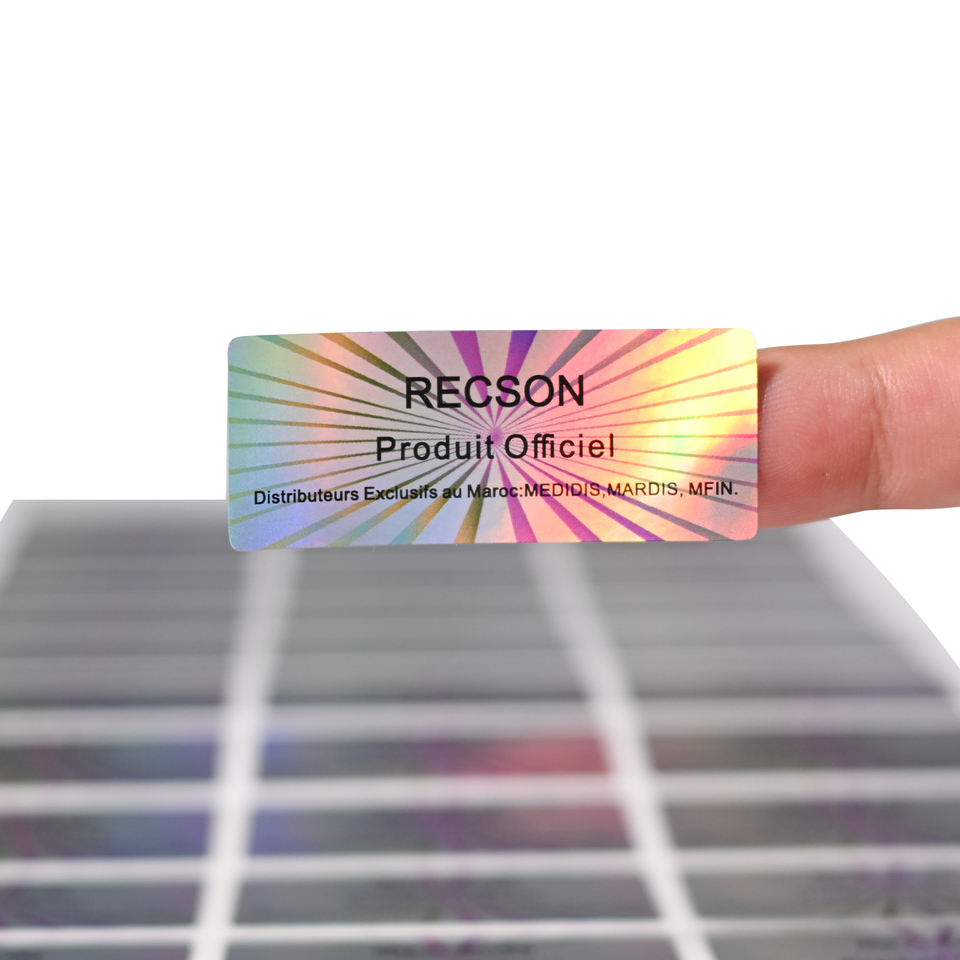 Custom Stickers Holographic Reflective Labels UV Resistant Self ...