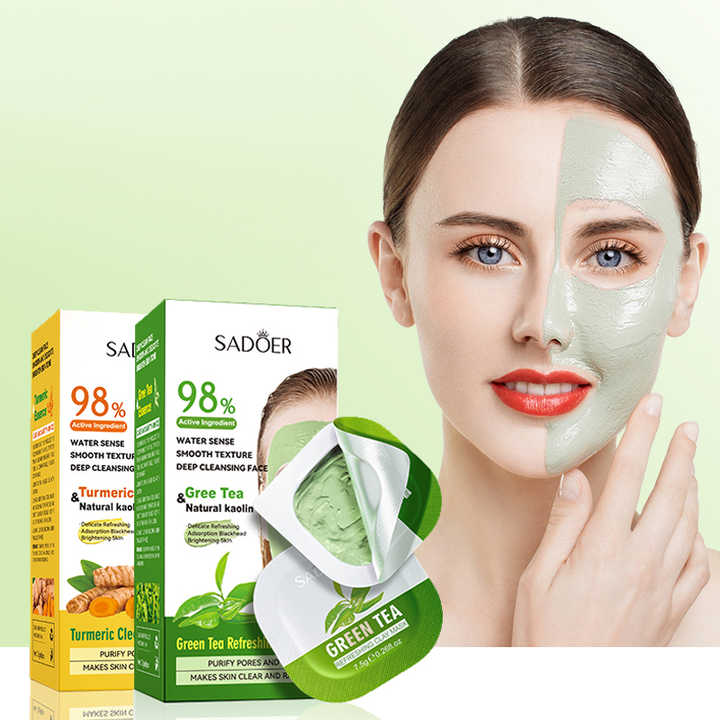 SADOER Customized Organic Clay Green Tea Ginger Mud Mask