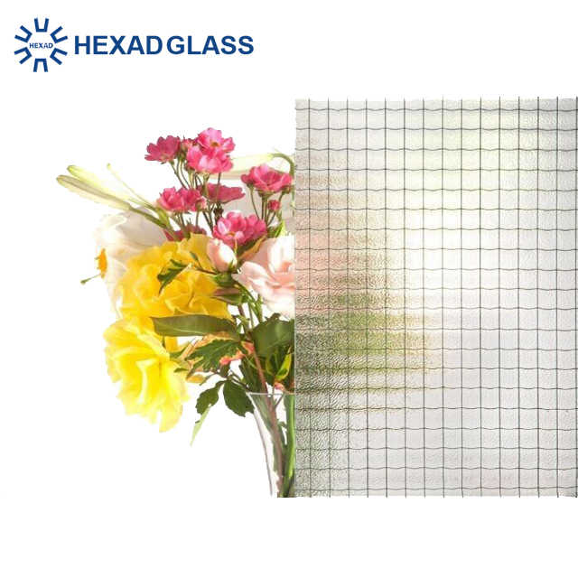 Hexad 6mm Security Fire-Resistant Obscure Frosted Wired Reinforced ...